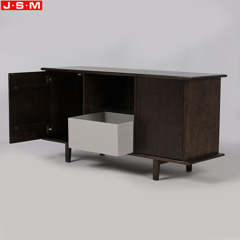 Modern Ash Timber Legs Home Veneer Carcase Wooden Panel Living Room TV ...